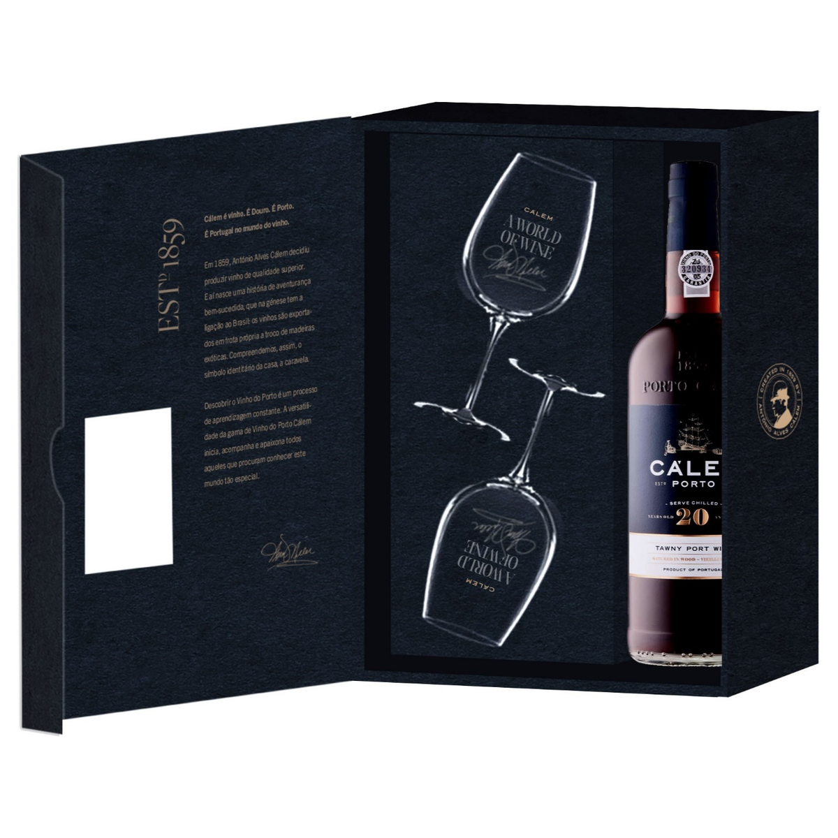 Calem Port 20 Years Met 2 Glazen Tpack Hein Post Wijn And Delicatessen